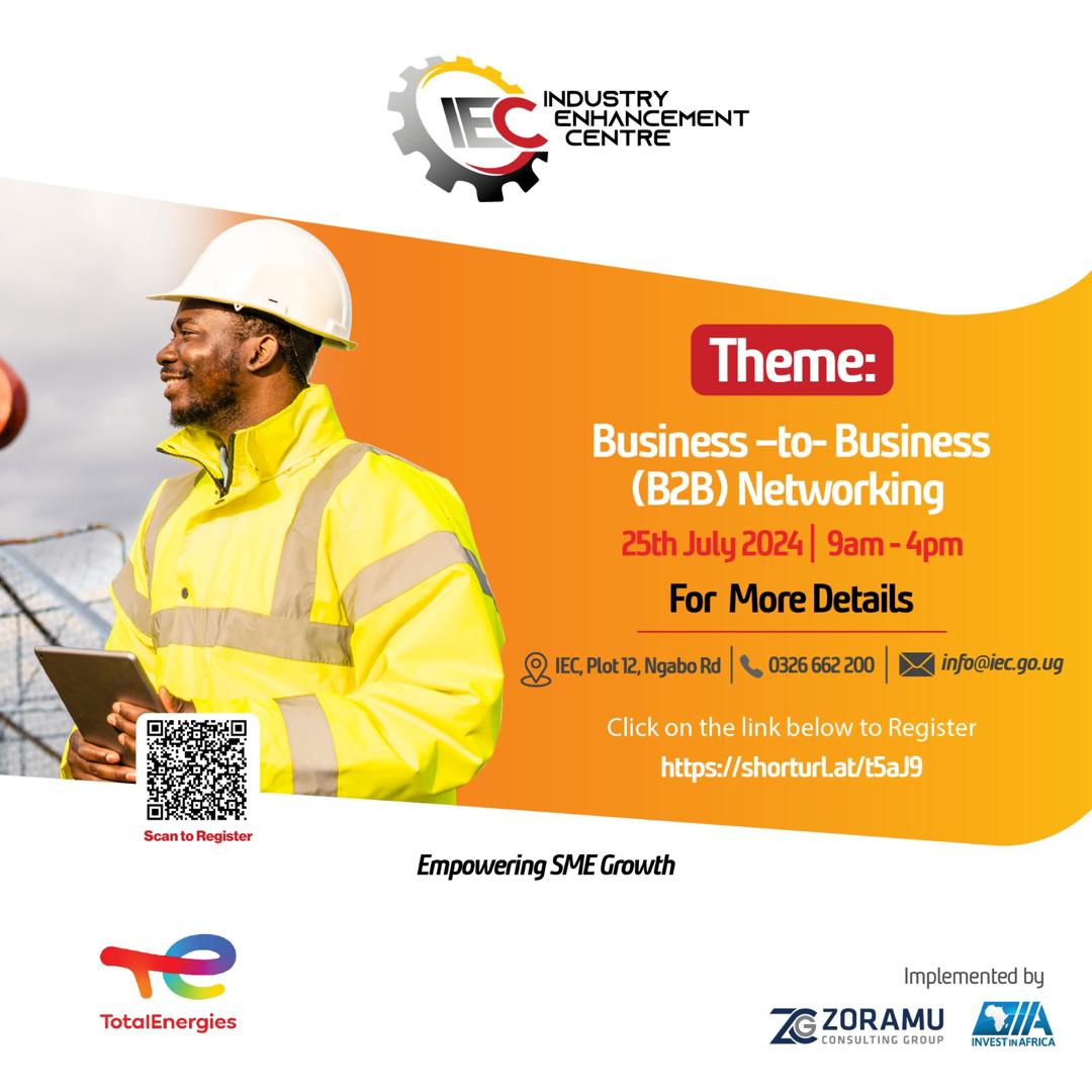 IEC to Host B2B Networking Event for Ugandan SMEs in the Oil & Gas Sector