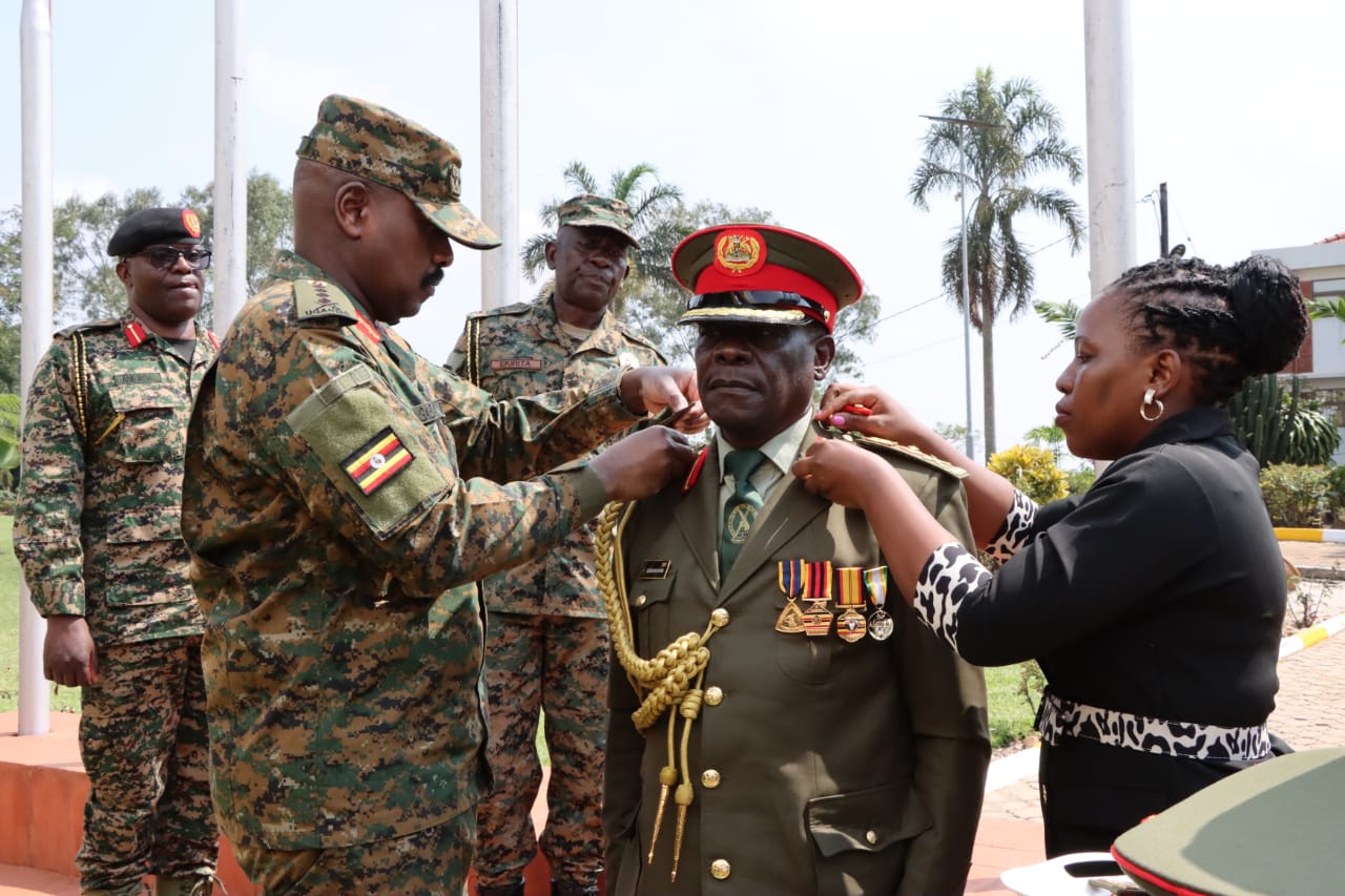 Brig Wilberforce Sserunkuuma decorated