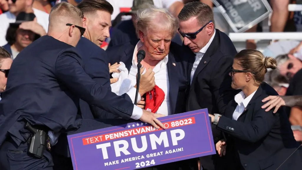 Trump shot in ear in rally assassination attempt