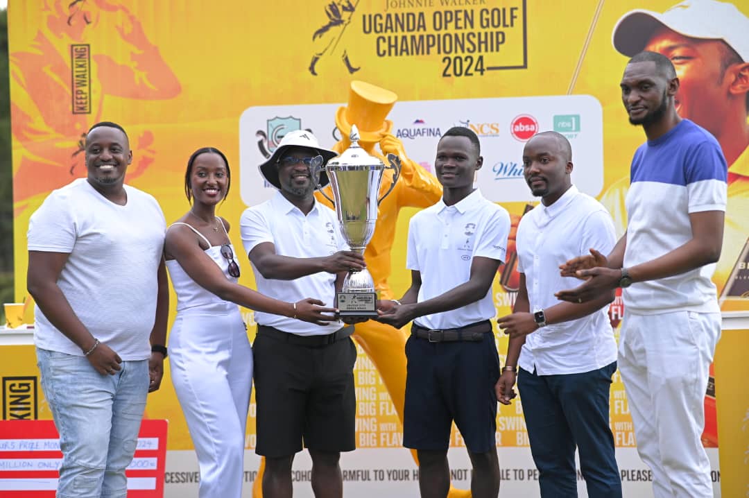 Akena wins Johnnie Walker Uganda Golf Amateur Open title in all white ...