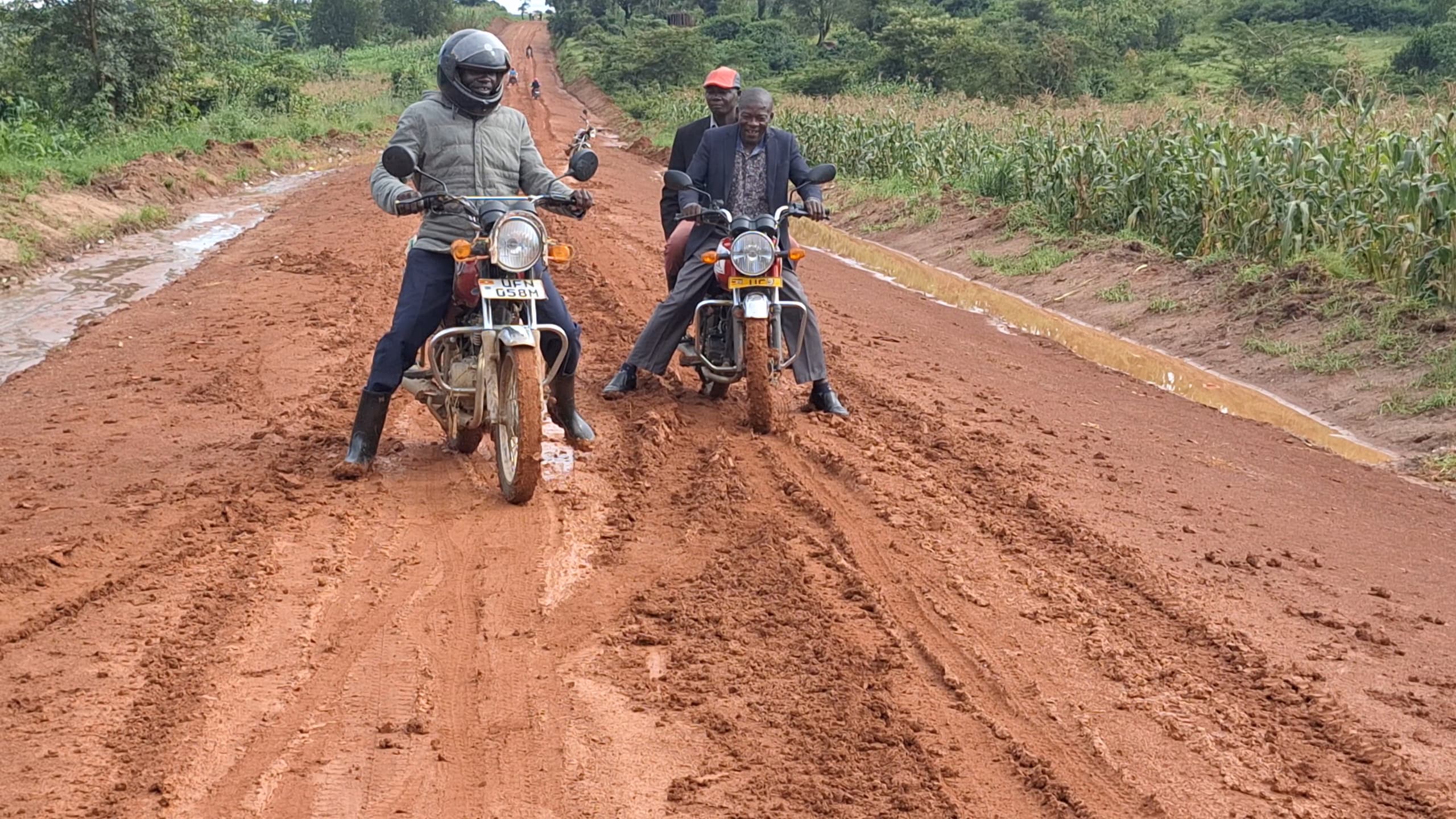 Mubende Leaders Say Substandard Marram Used in Road Maintenance
