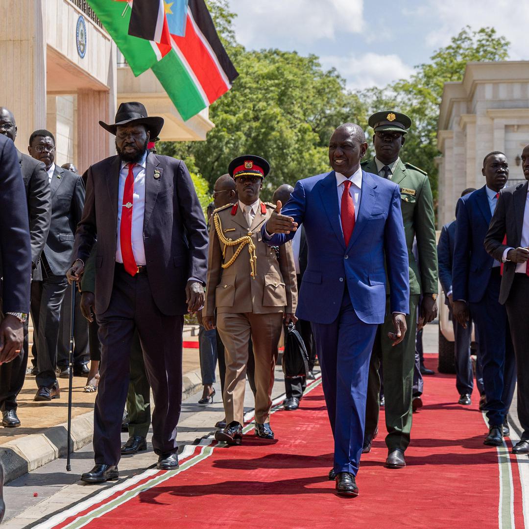 Kenyan President Reaffirms Commitment to South Sudan Peace During Juba Visit