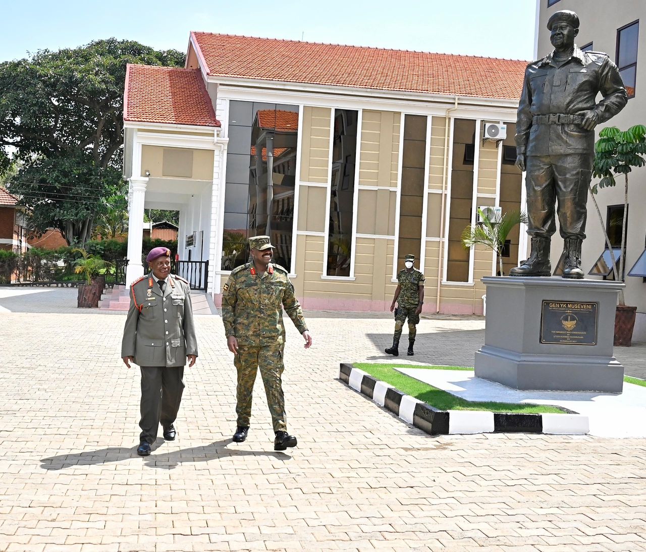 Gen Muhoozi Discusses Military Cooperation with South African Counterpart
