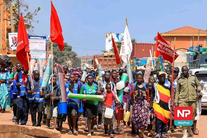 MP Mwijukye's Buhweju Pilgrims Complete 330km Foot Trek to Namugongo ...