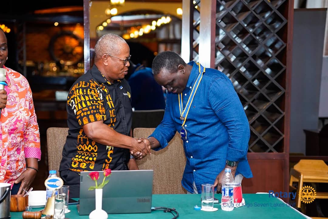 Kin Kariisa Takes Over as President of Kigo 7 Lakes Rotary Golf Club