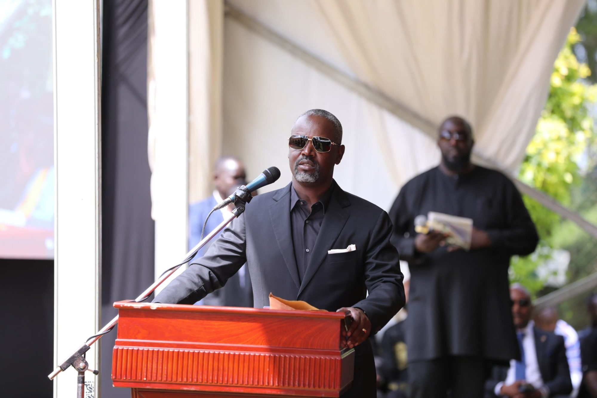 Muhoozi Mourns 'Brother and Patriot' Cedric Babu in Emotional Send-Off