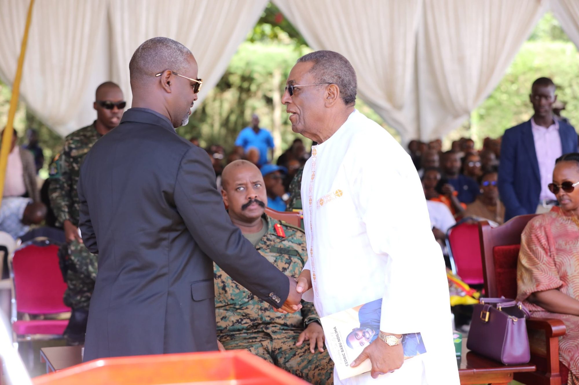 Muhoozi Mourns 'Brother and Patriot' Cedric Babu in Emotional Send-Off