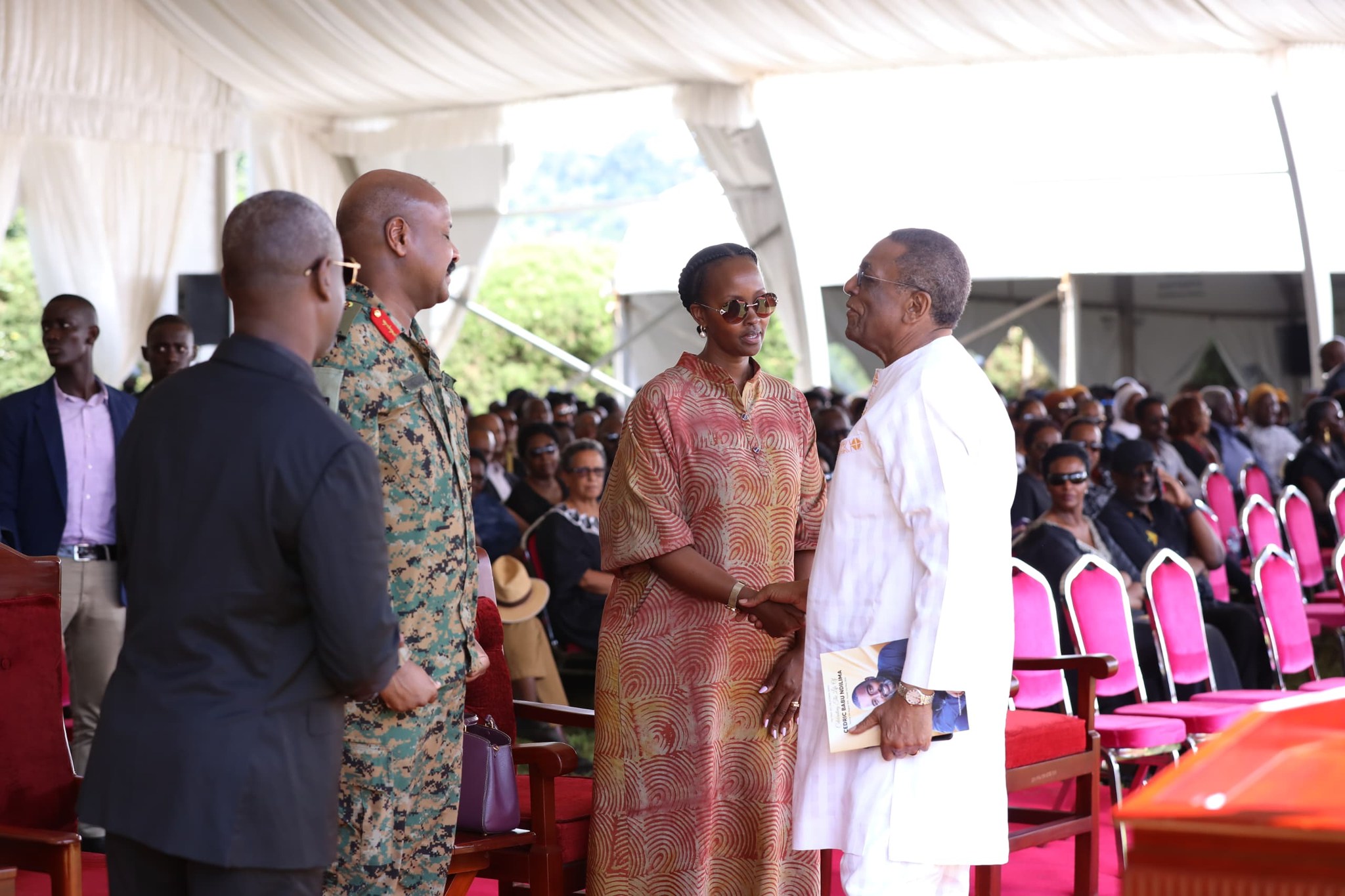 Muhoozi Mourns 'Brother and Patriot' Cedric Babu in Emotional Send-Off
