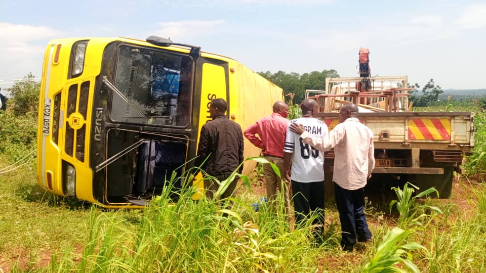 Over 30 Kenyans Hospitalised After Bus Overturns Near Uganda-Kenya Border