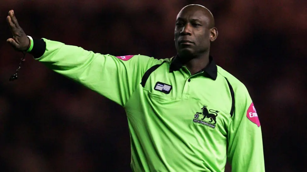 First black Premier League referee Rennie dies aged 65