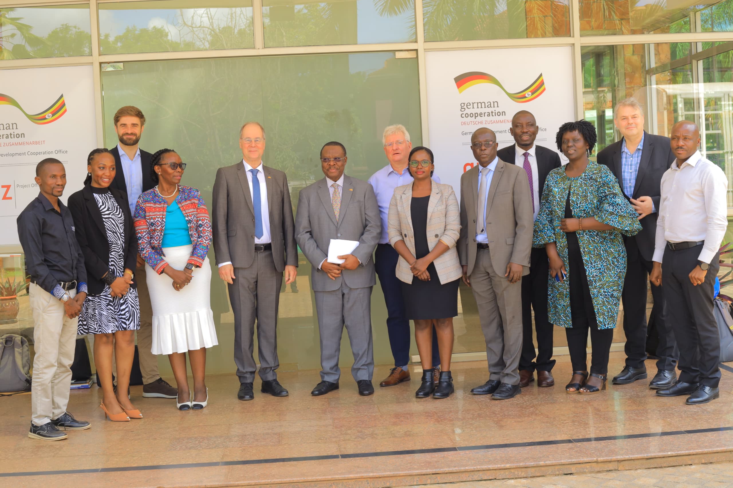 Ambassador Danny Ssozi Leads German Delegation Visit to Uganda