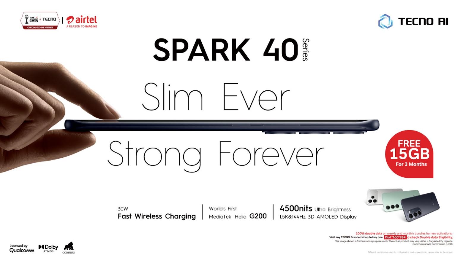 Tecno Launches Ultra-Slim Spark 40 series