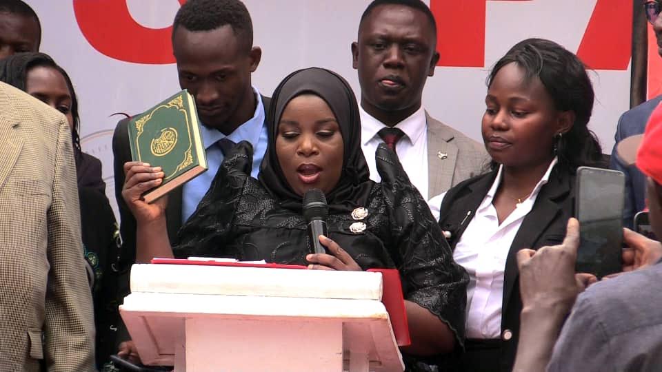 Singer Stecia Mayanja Unveiled as National Peasants Party president