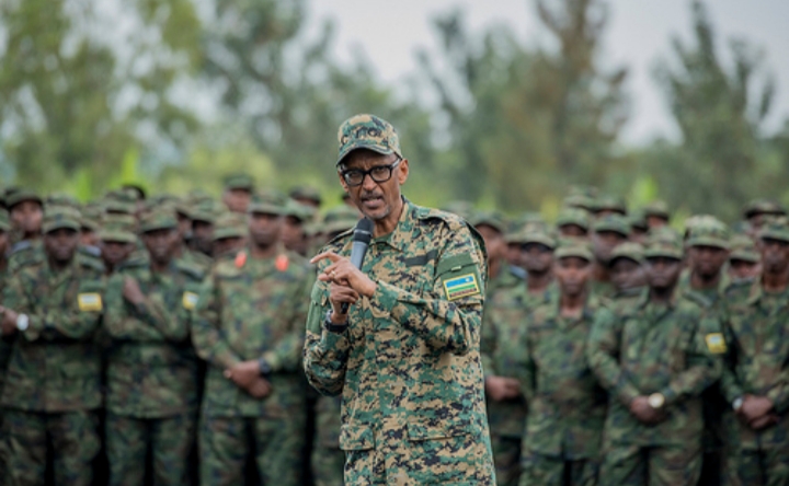 Kagame Retires 9 RDF Generals