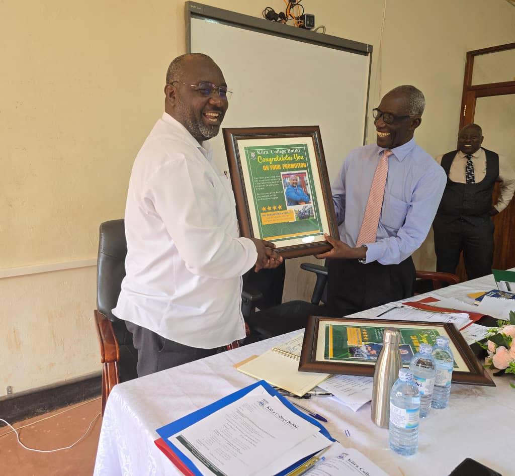 KCCA Deputy ED Kigenyi Honoured by Kiira College Butiki Community