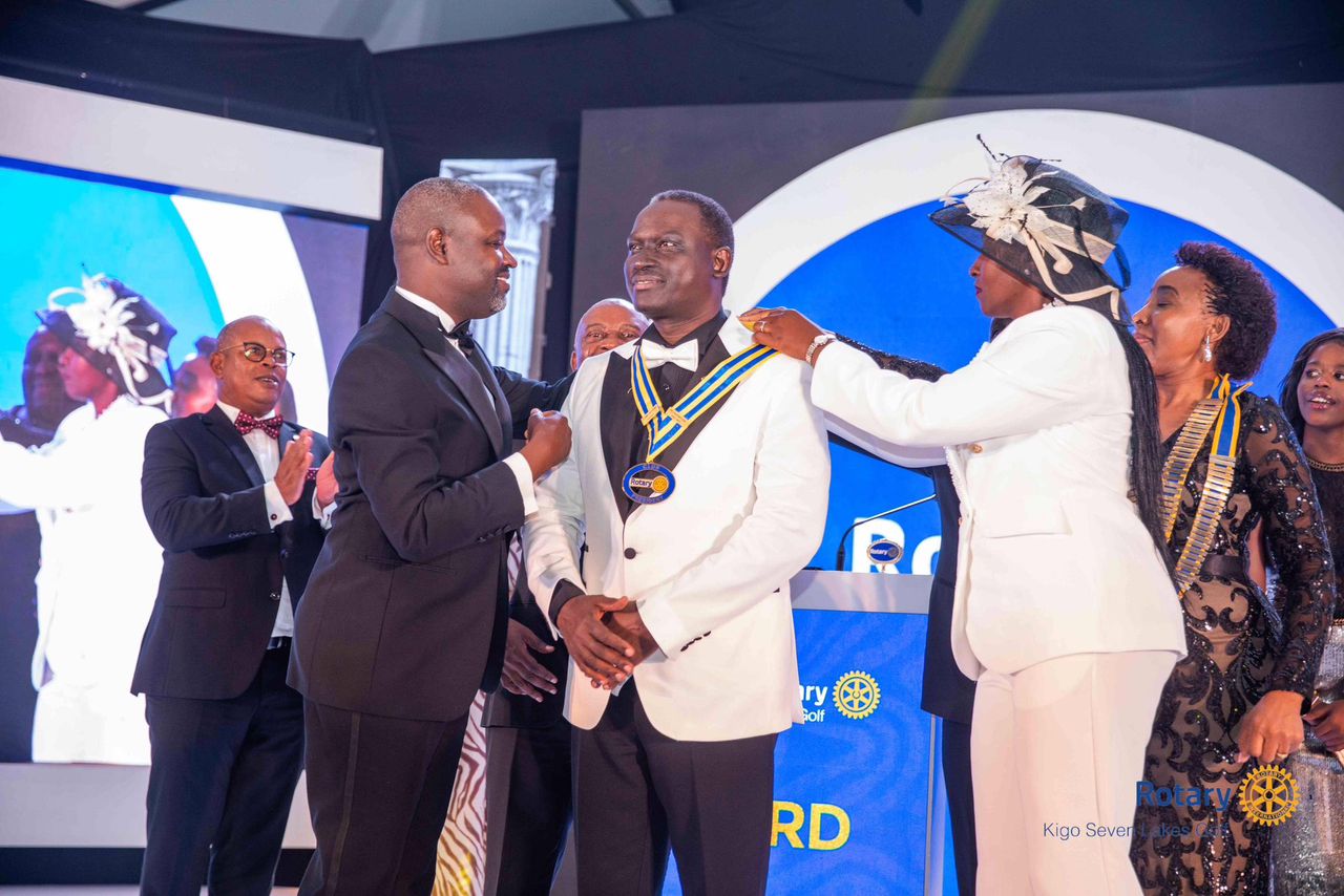 Kariisa Installed as President of Rotary Club of Kigo Seven Lakes ...