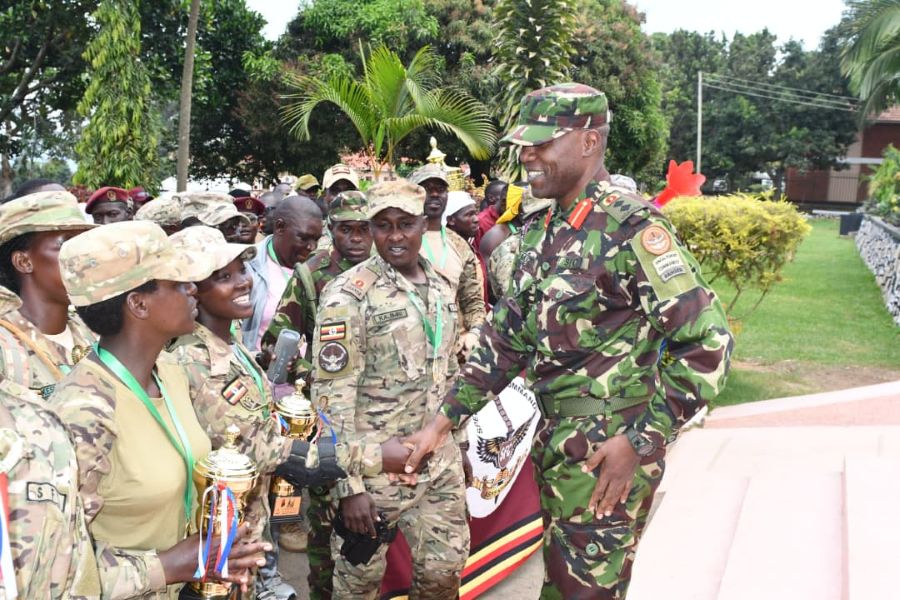 Maj Gen David Mugisha Hails SFC Team for Winning 17th CDF Cup in Masaka