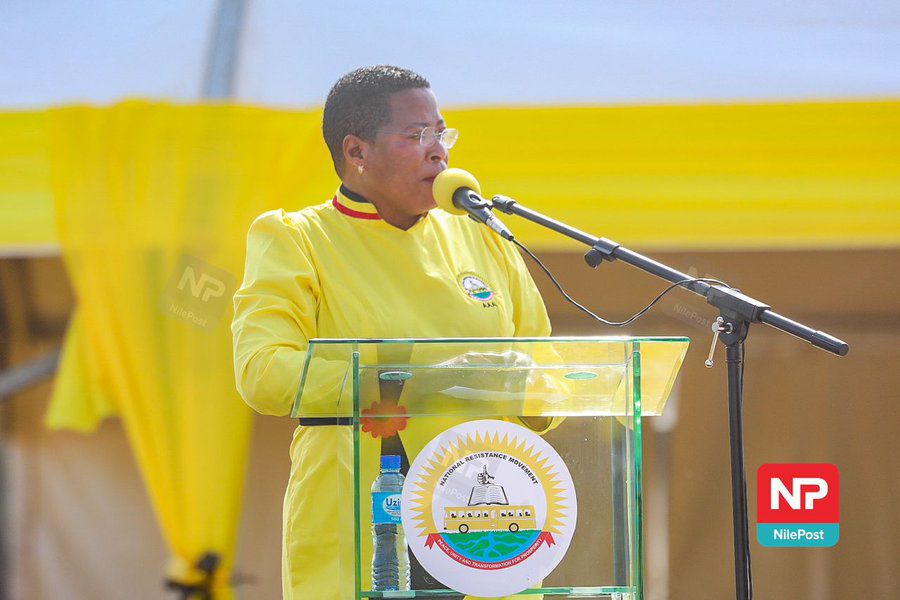 Among Urges Continuity as She Pledges 80% NRM Victory in 2026