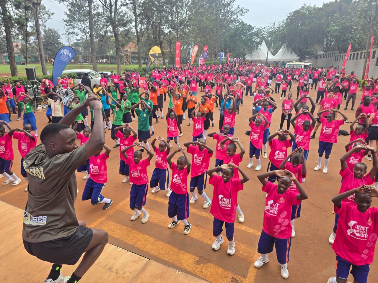 Jinja Turns Pink as Hundreds Join Fight Women’s Cancer Run