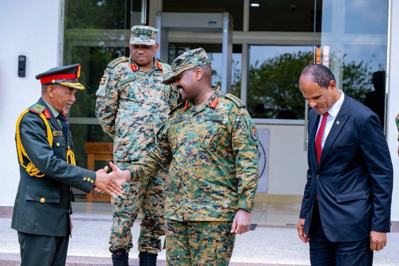 Gen Muhoozi Discusses Military Cooperation With Sudanese Ambassador