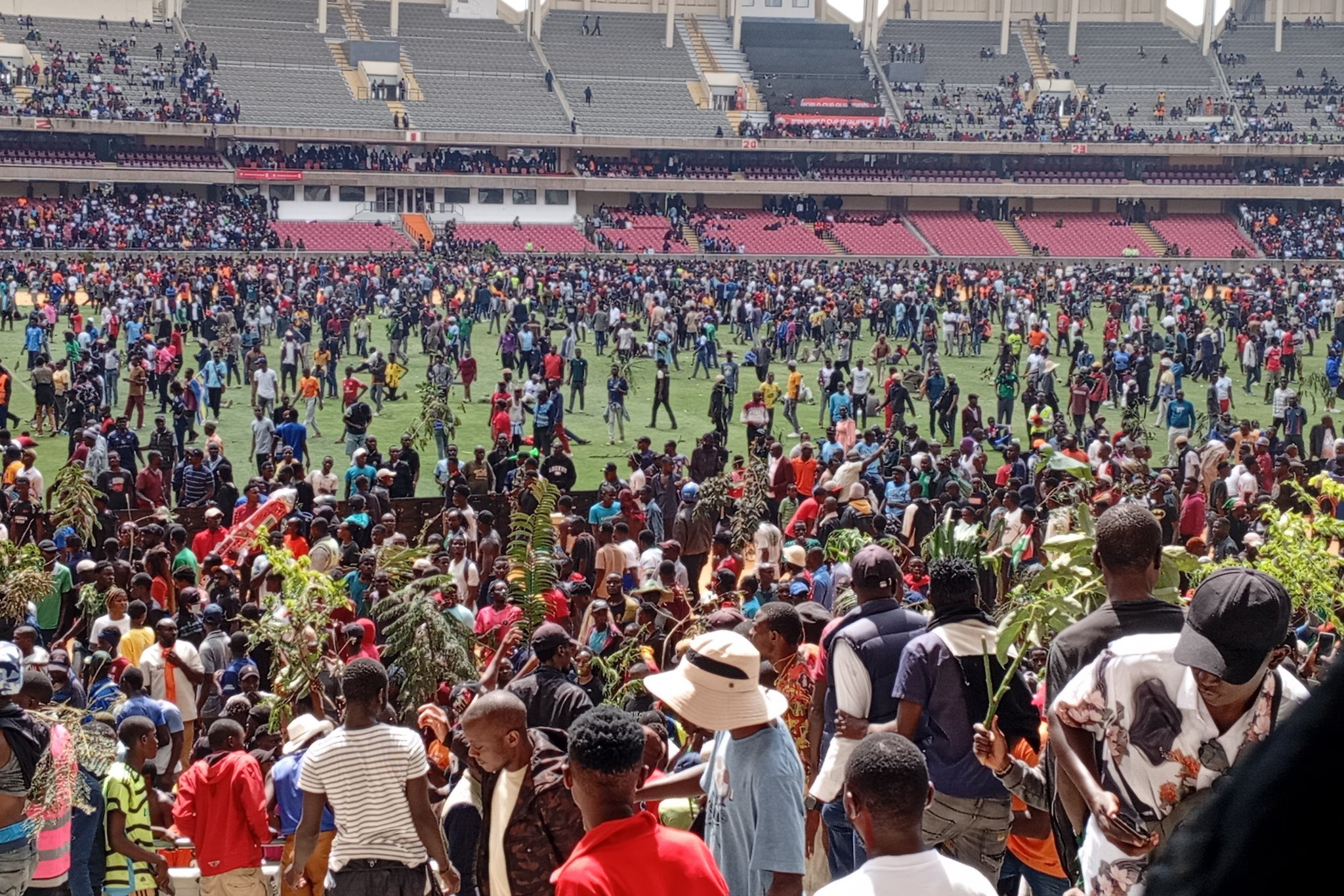 Erupts at Kasarani Stadium as Mourners Clash with Police at Raila ...