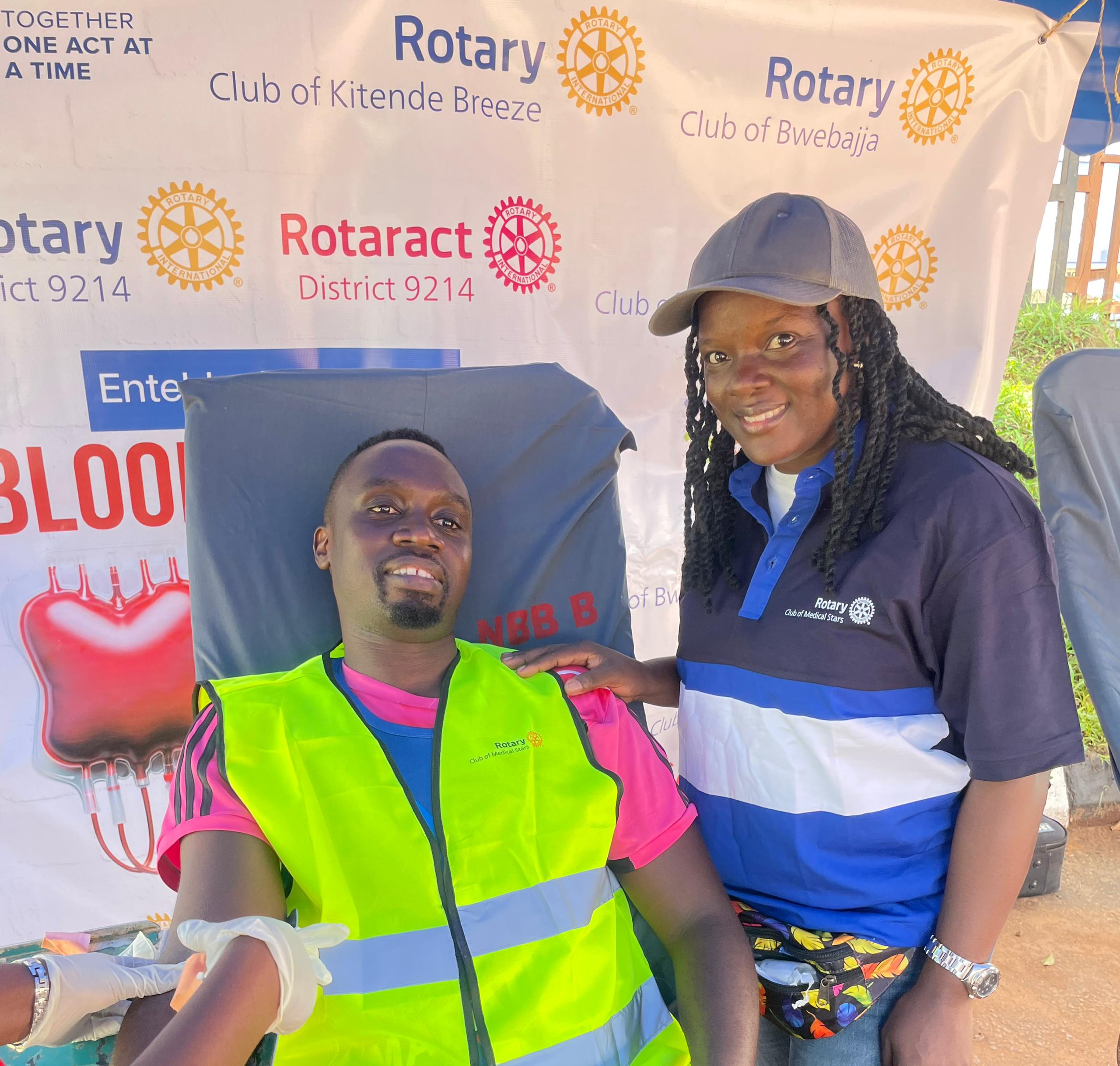 Rotary Medical Stars, Entebbe Corridor Rotary Lead Independence Blood ...