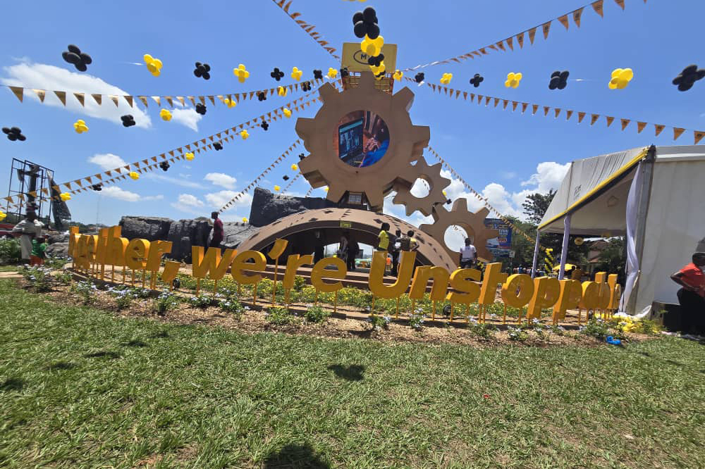 MTN Unveils Jinja City's Iconic Cog Wheel Roundabout