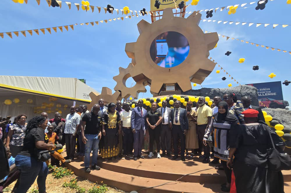 MTN Unveils Jinja City's Iconic Cog Wheel Roundabout