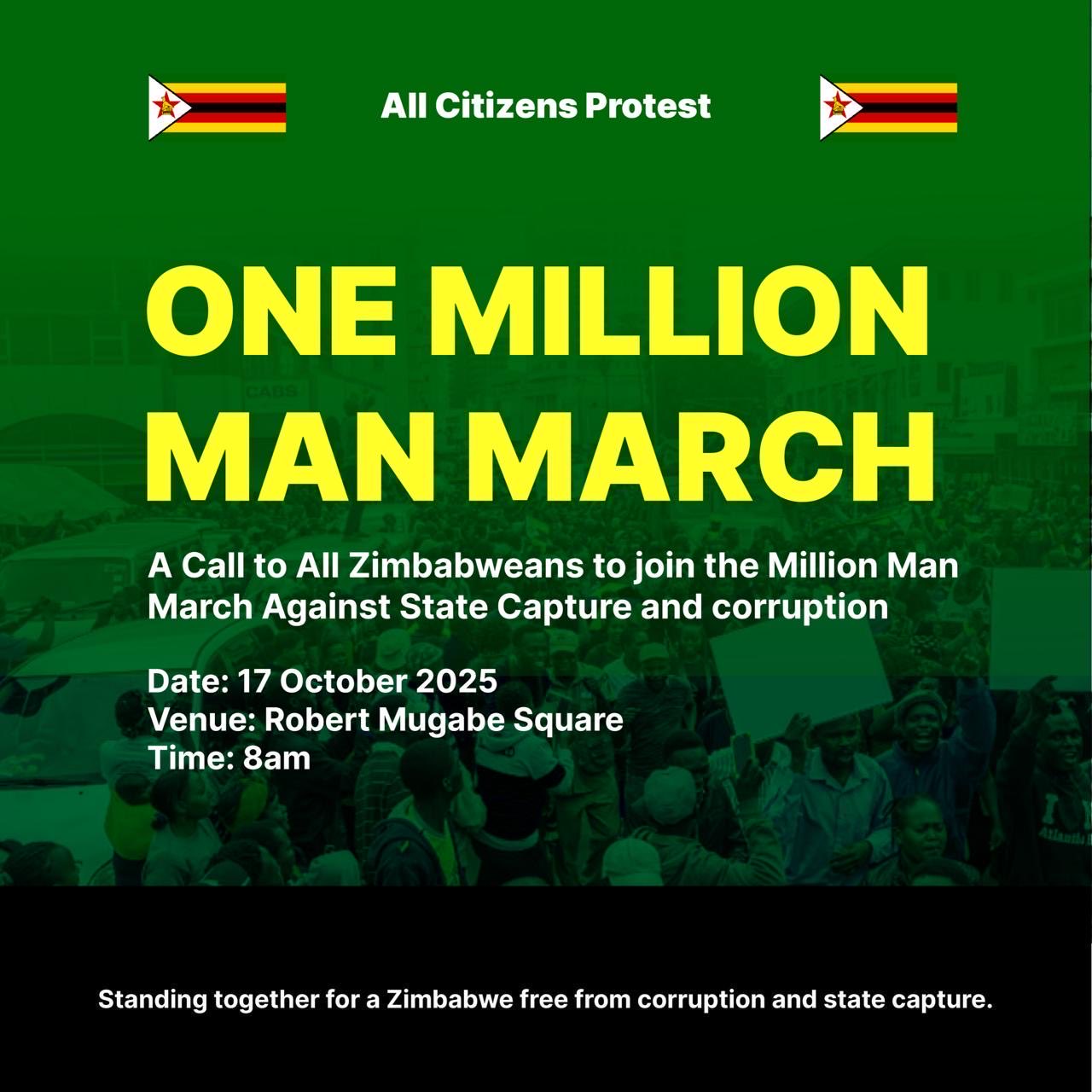 Calls for One Million Man March Against Corruption, State Capture in ...