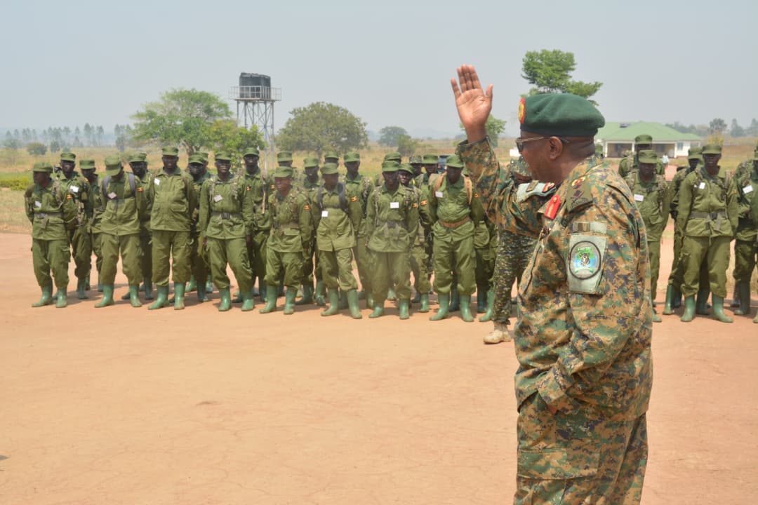 152 UPDF Junior Non-Commissioned Officers Begin Training in Lugore