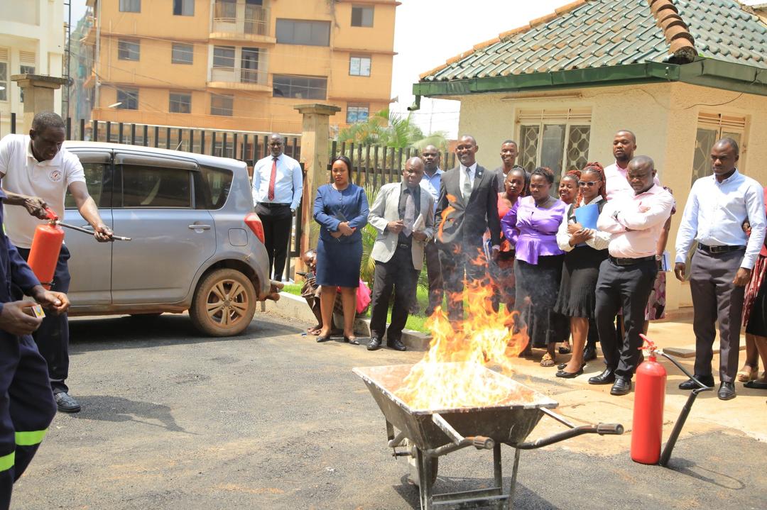 Buganda Kingdom civil servants trained in fire prevention and emergency ...