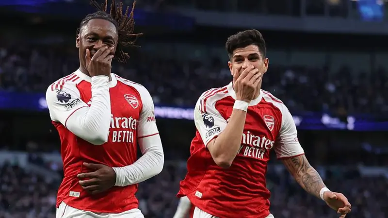 Eze Arsenal's derby hero again as leaders sink Tudor's Spurs