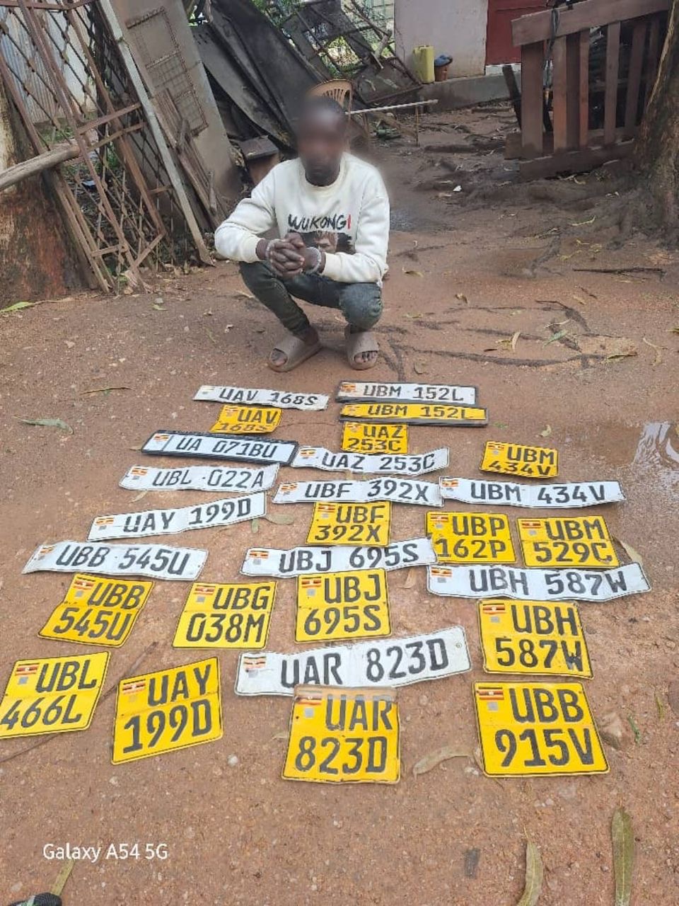 Police Arrest Suspect in Number Plate Theft and Extortion Case in Maganjo