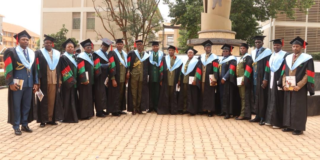 128 UPDF Officers Graduate in Defence Studies at Makerere