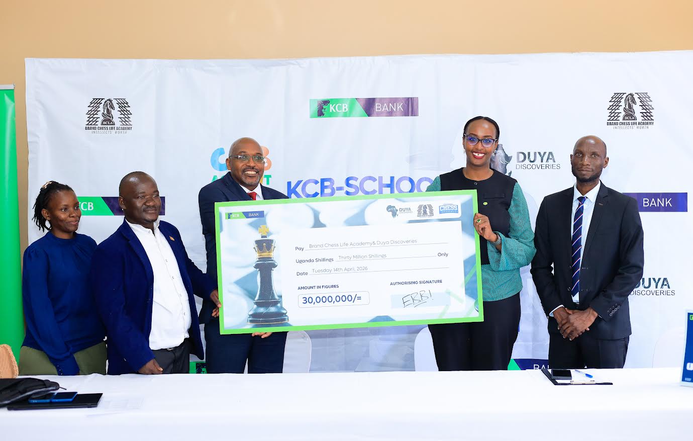 KCB Uganda Launches Inaugural Schools Chess Tournament