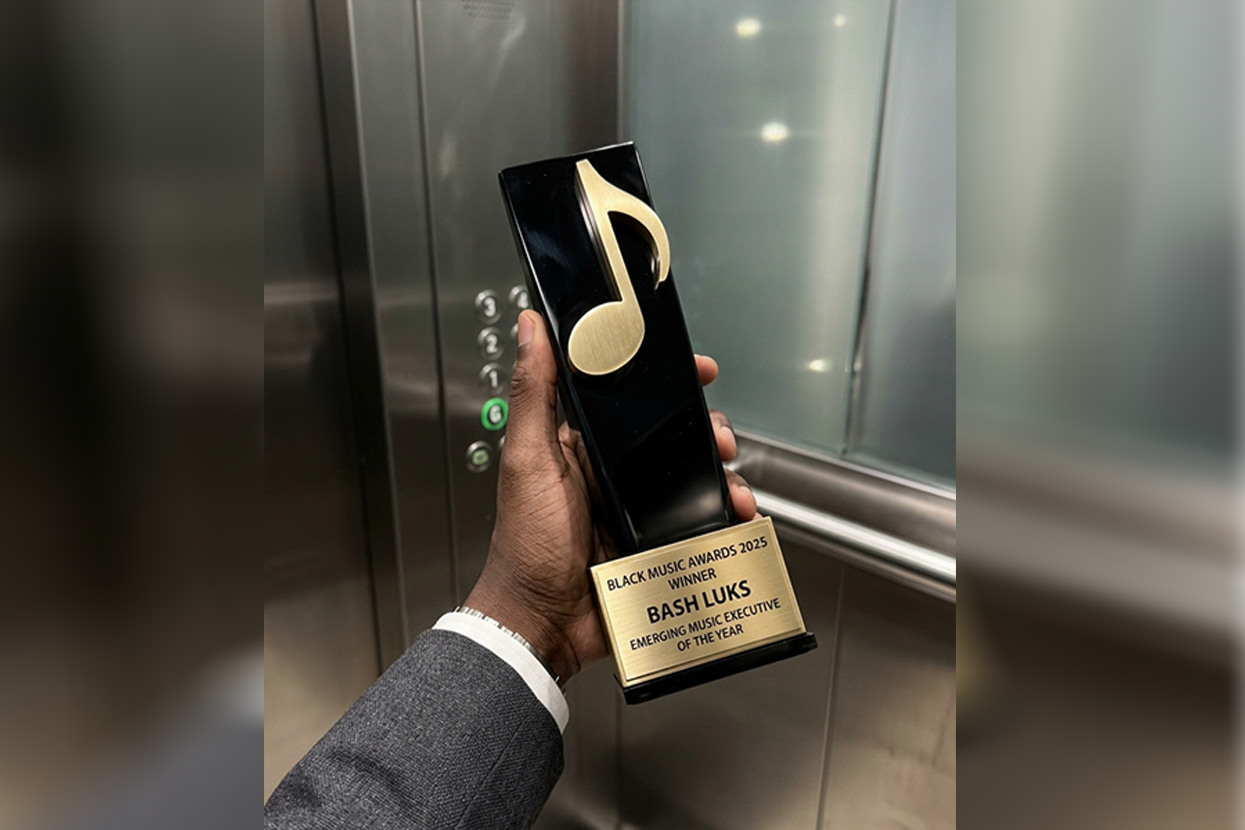 Bash Luks Wins Emerging Music Executive of the Year at 2025 Black Music ...