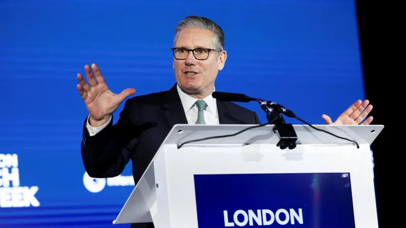 Starmer tells Apple and Google to ban nude images on children's phones