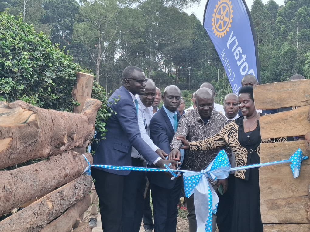 Rotary Club of Kabale Central Commissions Water Spring, Plants Trees to ...