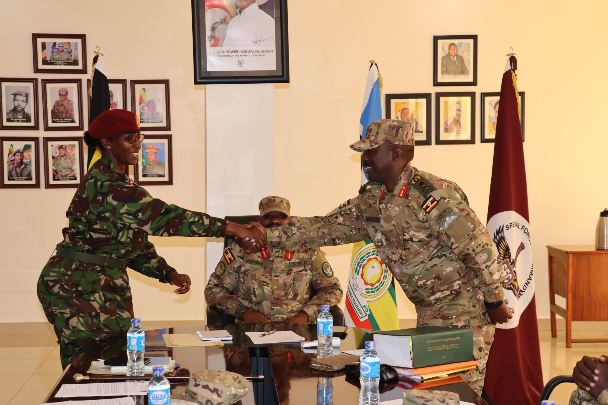 SFC commander hails Museveni for building strong UPDF