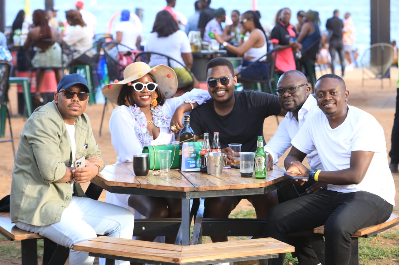 Tusker Lite Neon Rave Lites up Coco Beach