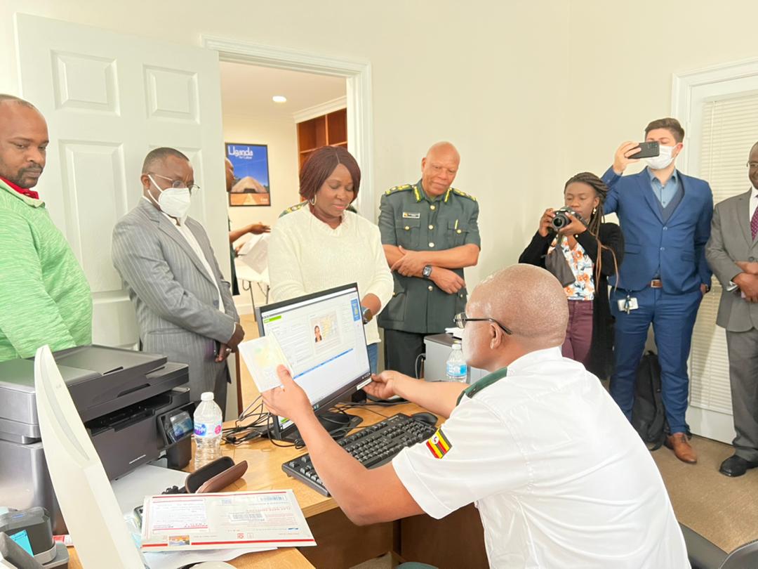 Uganda opens e-passport centre in Washington DC