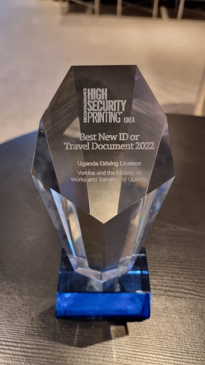 New Ugandan driving licence wins best ID design award