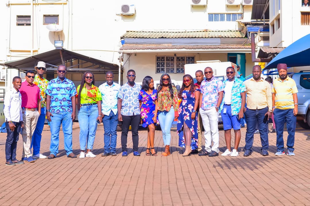 I&M Bank staff crown off the Customer Service Week with a Caribbean affair