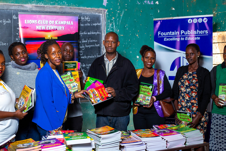 Kampala Lions Club New Century donates 780 books to orphanage school in ...