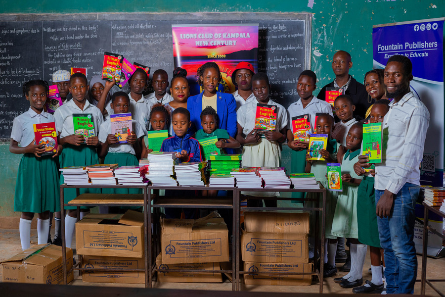 Kampala Lions Club New Century donates 780 books to orphanage school in ...