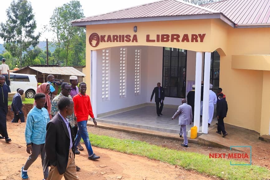 “You don’t need much to give, “Kariisa says as family gifts library to ...