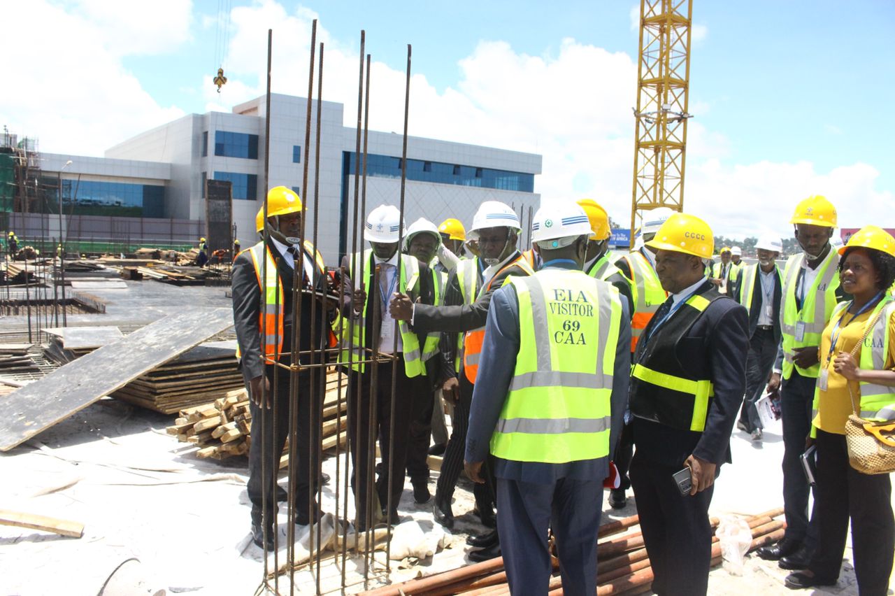 MPs tour Entebbe Airport expansion construction works