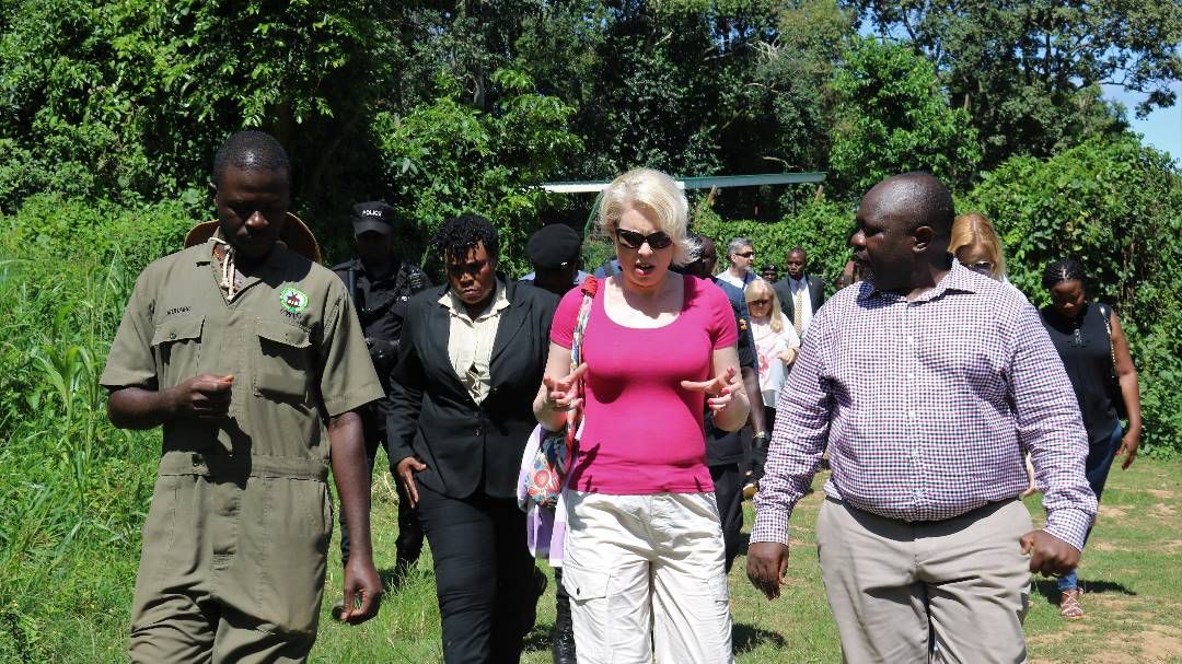 Slovenia speaker visits UWEC, so impressed, to visit again with family