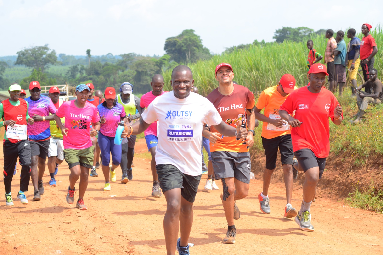 Absa and the Hashers run from Kampala to Jinja for the environment