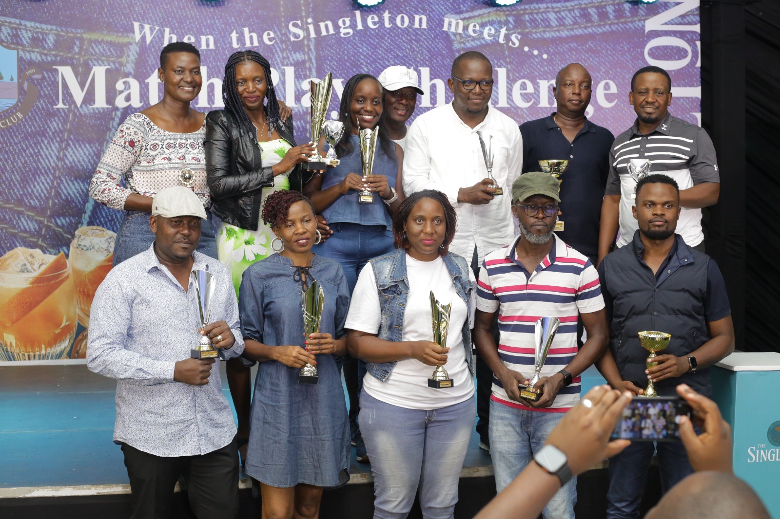 Singleton match play challenge kicks off round one with a denim affair